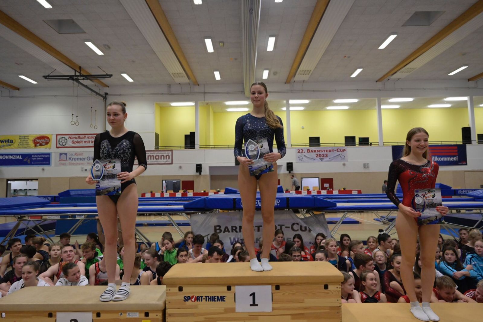 Sparta vlamt op 22e internationale Barmstedt-cup Trampoline